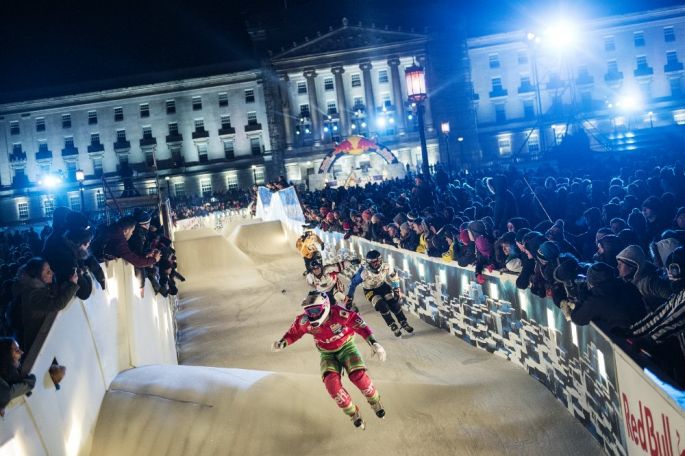 Scott Croxall remporte le Crashed Ice de Belfast