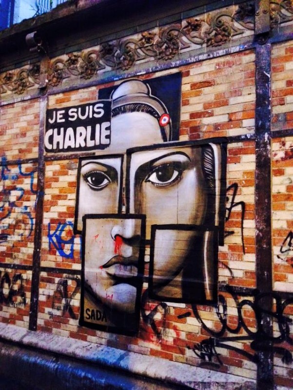 Quand le Street-Art rend hommage à Charlie