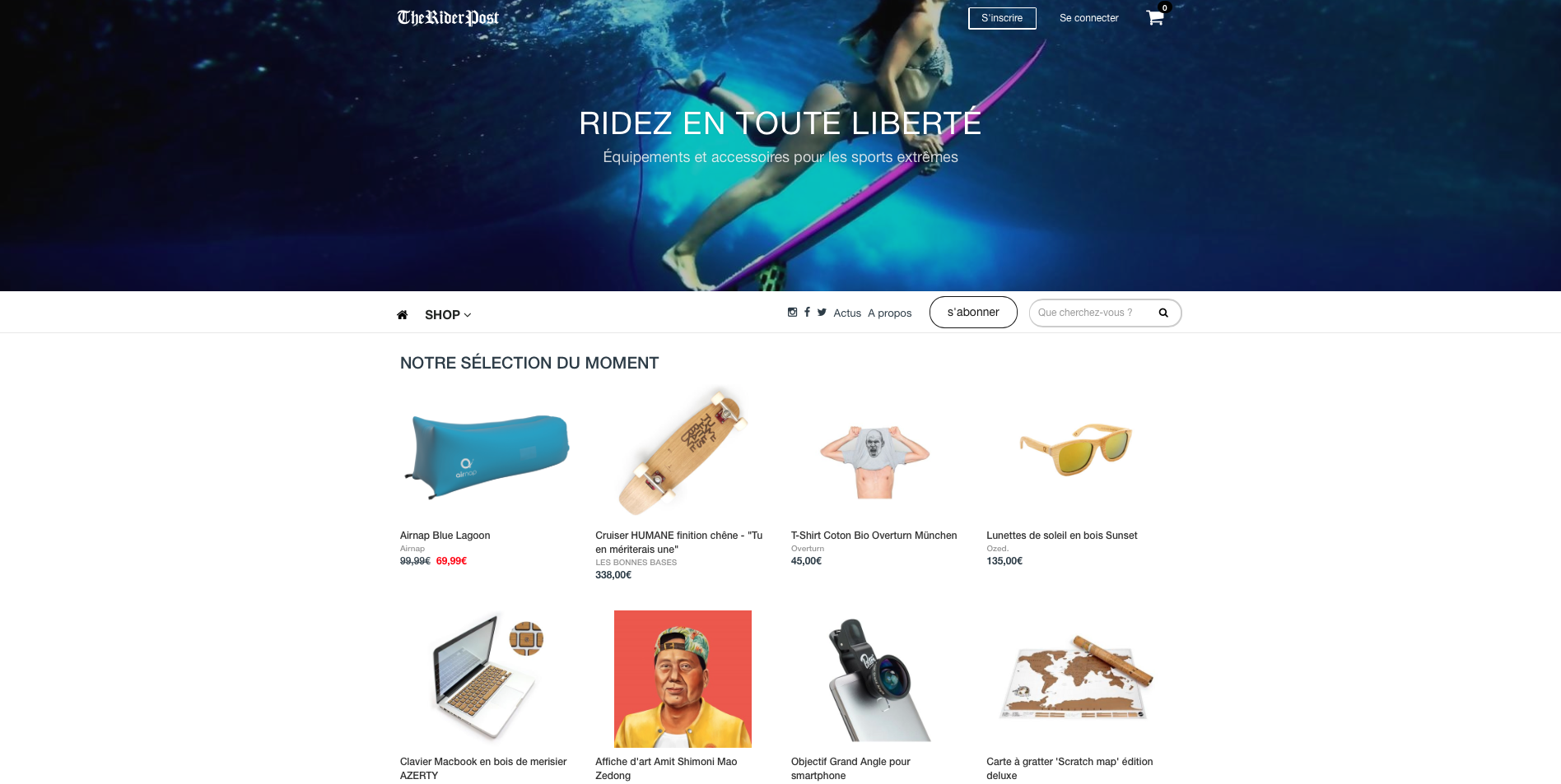 Lancement de la V3 et du shop The Rider Post