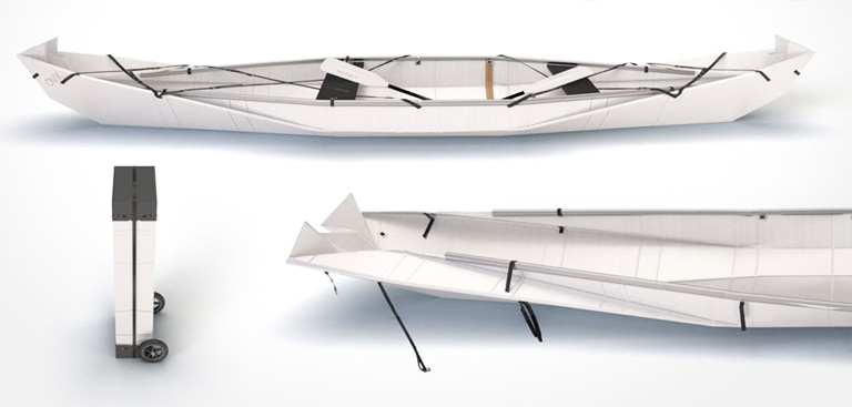 Onak, le canoë qui se plie et tient dans une valise