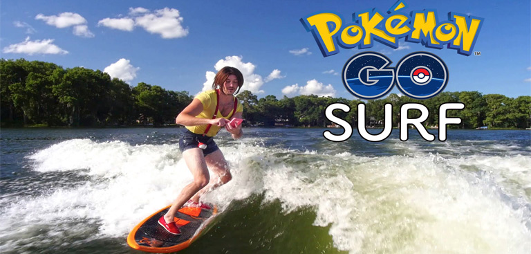 Pokémon Go, version surf