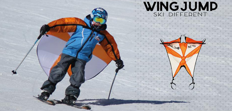 À la découverte du Wingjump, une aile pour les skieurs