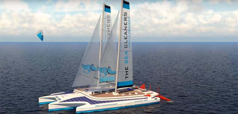 The Sea Cleaners : un projet de voilier pour nettoyer les océans