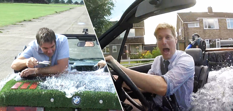 Le génial Colin Furze invente la première voiture jacuzzi-barbecue