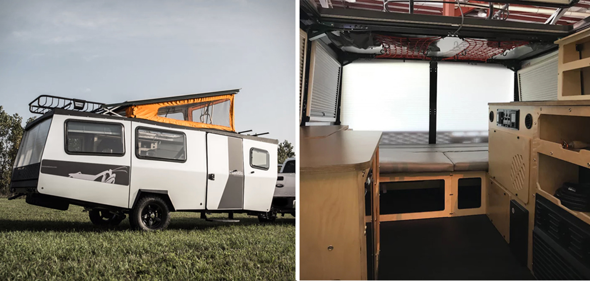 Mantis Adventure Camper : la caravane destinée aux aventuriers