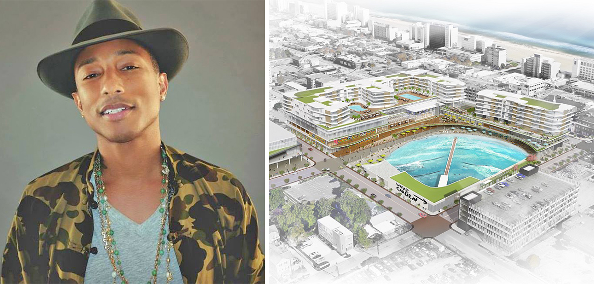 Pharrell Williams va créer un surf park géant dans sa ville natale