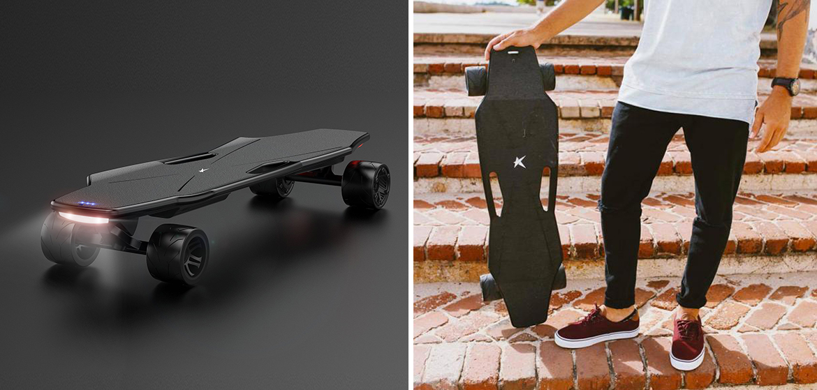 Stark Board, un skate électrique connecté et sans télécommande