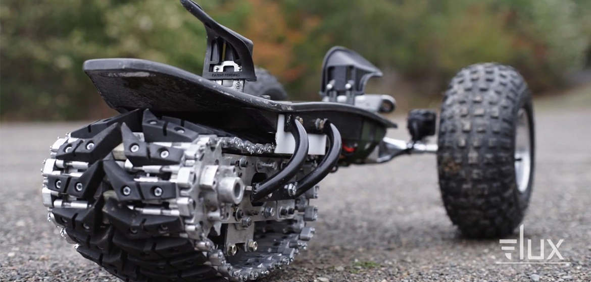 FLUX : la première planche de skate off-road