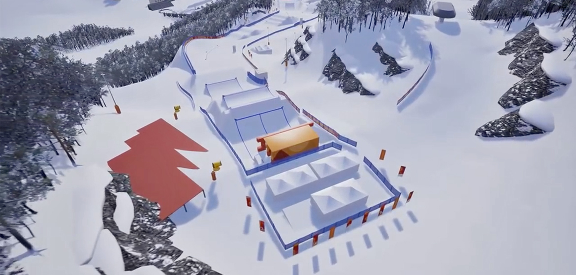 Découvrez le parcours de snowboard cross des JO d'Hiver 2018