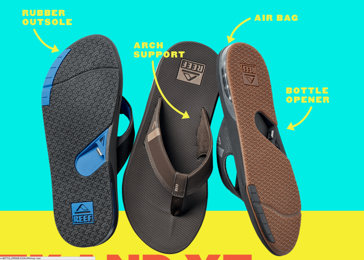 Reef lance une tong décapsuleur pour les fans de bières