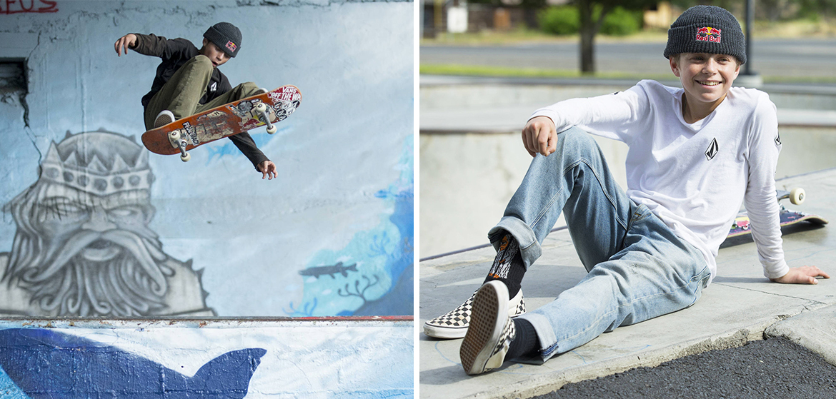 CJ Collins, 15 ans, continue d’enflammer la scène du skate mondial