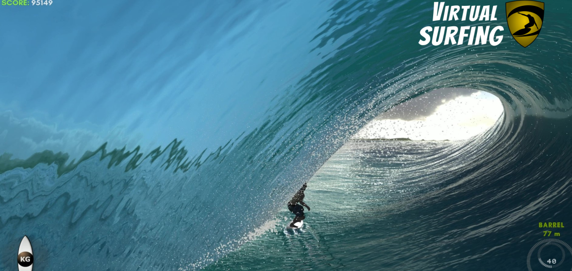 Le jeu vidéo "Virtual Surfing" disponible sur PC