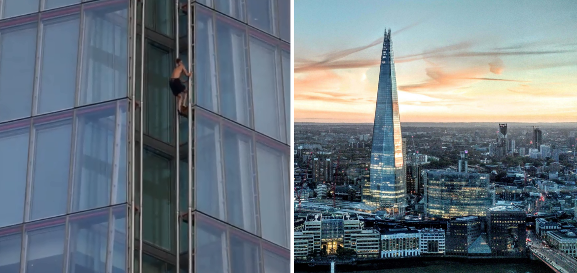Il escalade à mains nues la plus haute tour du Royaume-Uni