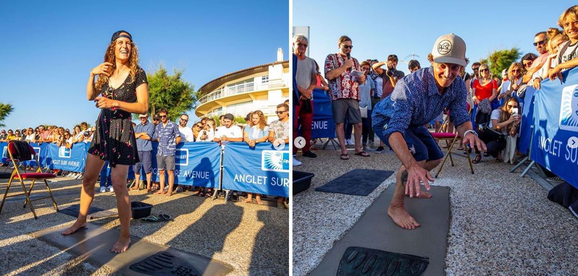 Justine Dupont a posé ses empreintes sur l’Anglet Surf Avenue