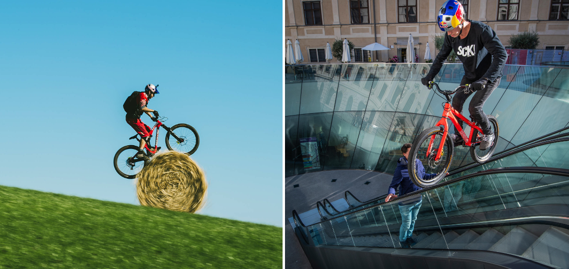 Les secrets des tricks fous de Danny MacAskill et Fabio Wibmer