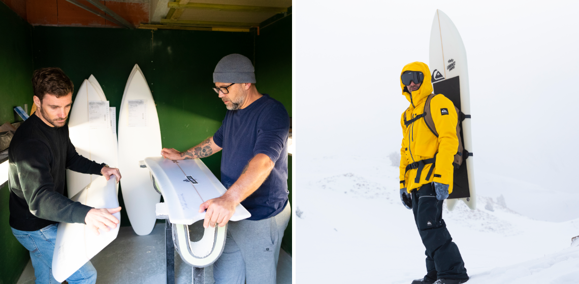 Sur la même planche entre mer et montagne avec Mathieu Crepel