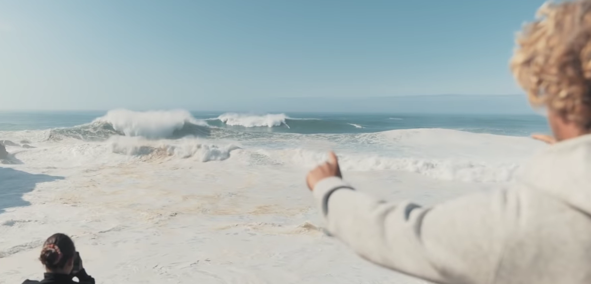 Vivre le swell Epsilon à Nazaré avec Maxime Castillo