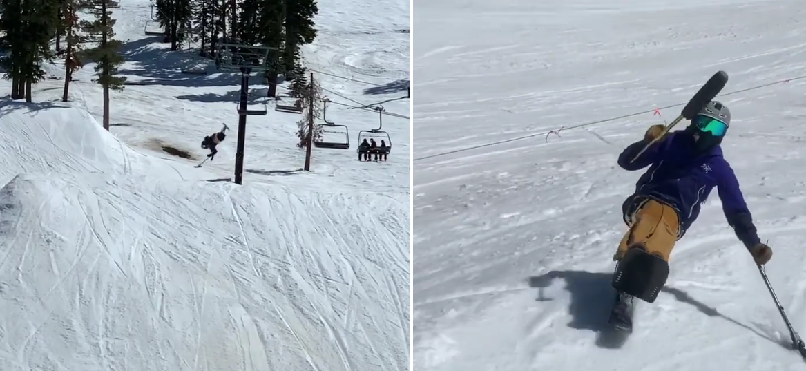 World First : Il réussit le premier cork 720 en uniski