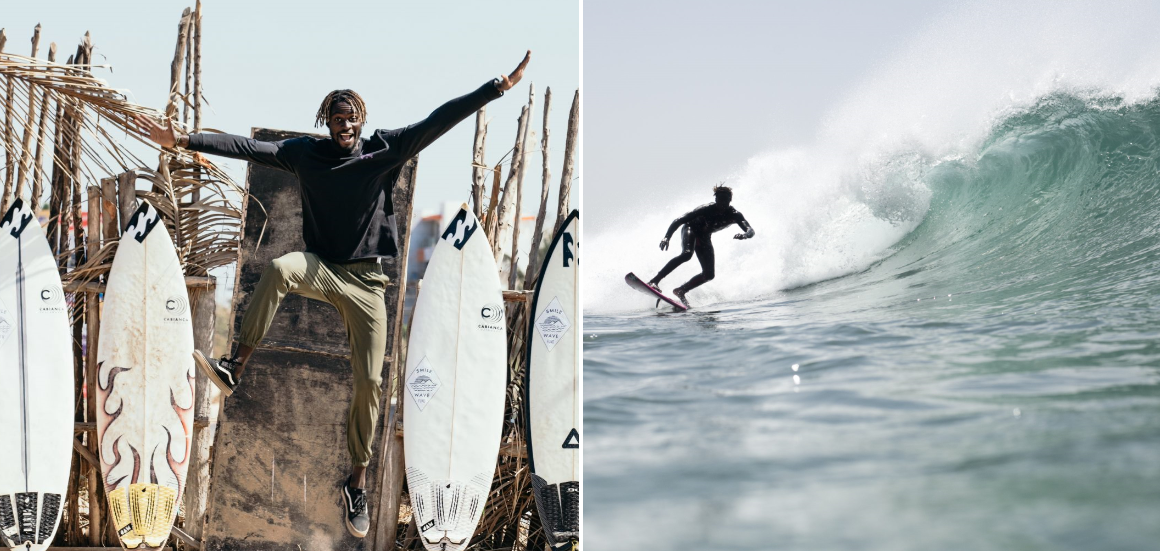 On est ensemble : L’histoire du surfeur pro sénégalais Cherif Fall