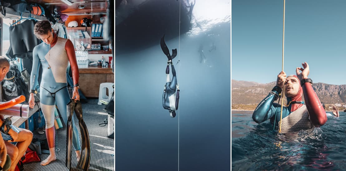 Le Français Arnaud Jerald champion du monde d’apnée à – 116 mètres