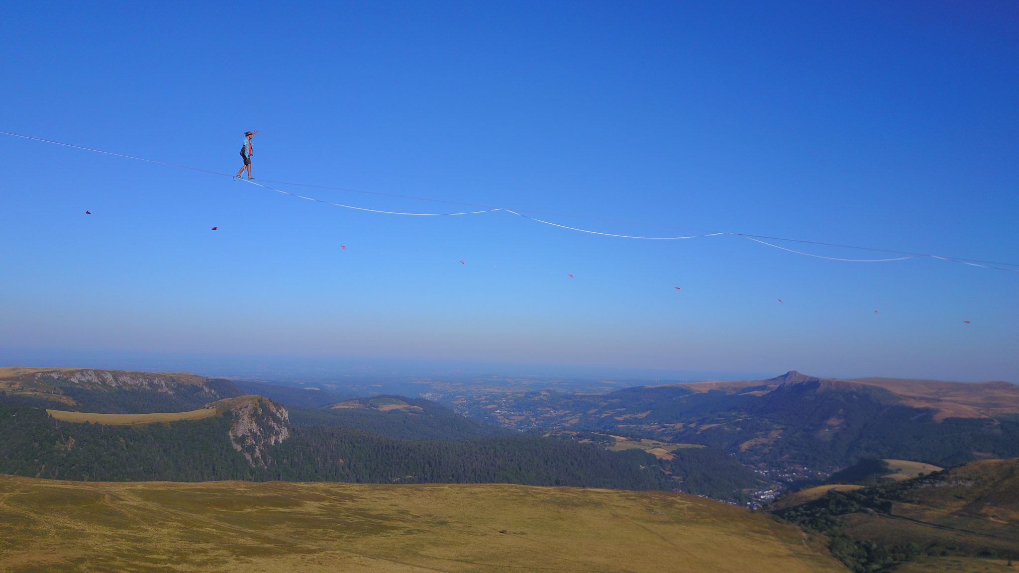 Vidéo : Des Français battent le record du monde de highline