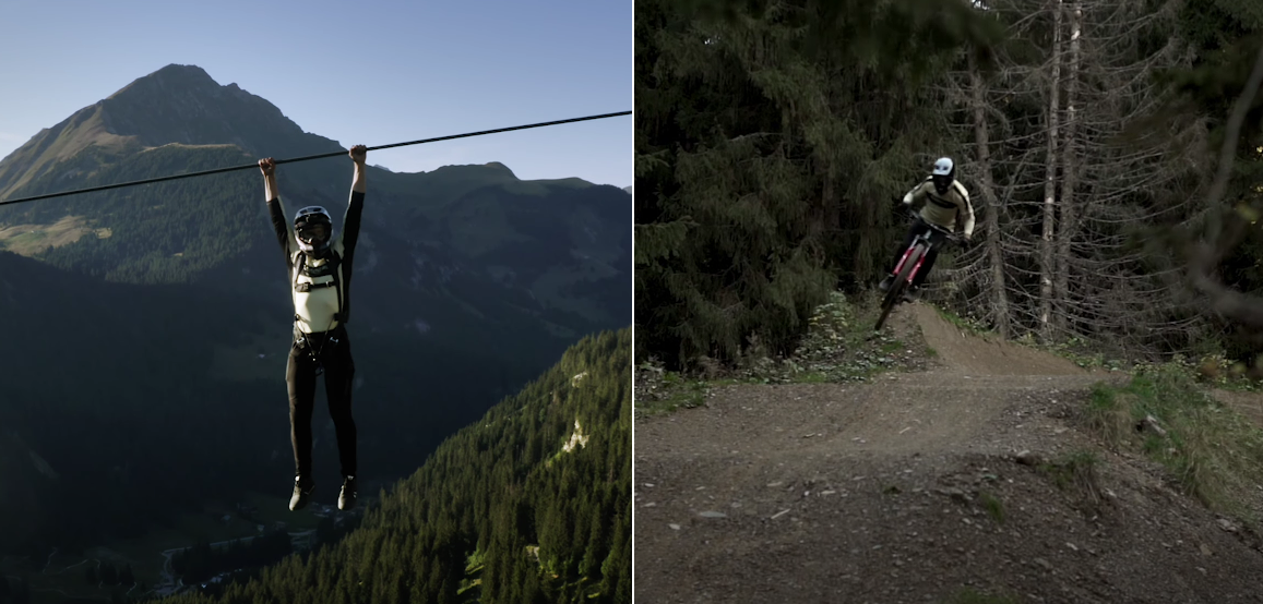 Vidéo : Quand Antoni Villoni mixe base jump et VTT