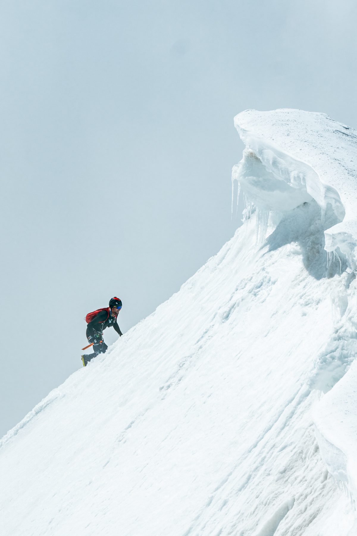 Nouveau record sur la face sud du Mont Blanc pour Benjamin Védrines
