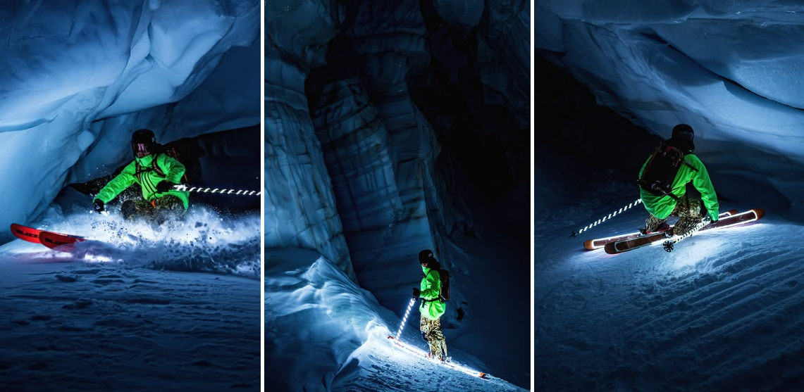 Vidéo : Quand Léo Slemett descend la vallée Blanche de nuit